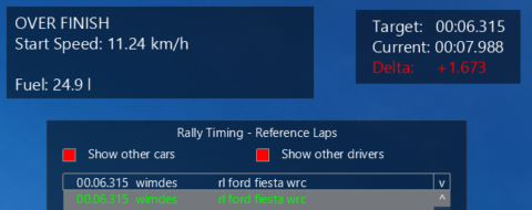 Rally Timing App – Assetto Corsa Rally Central